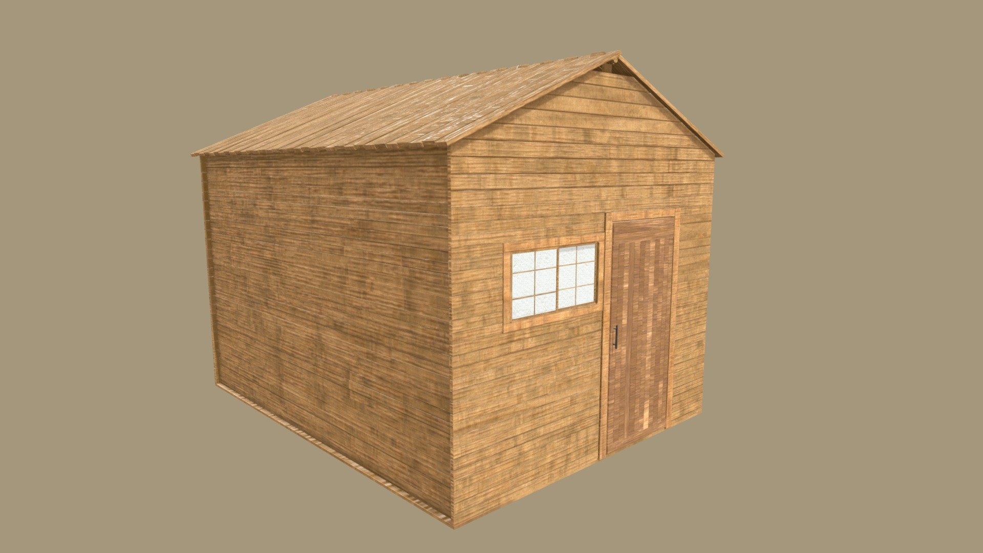 Wood House - 3D model by Jepson Chen (@Jepson) [244801c] - Sketchfab