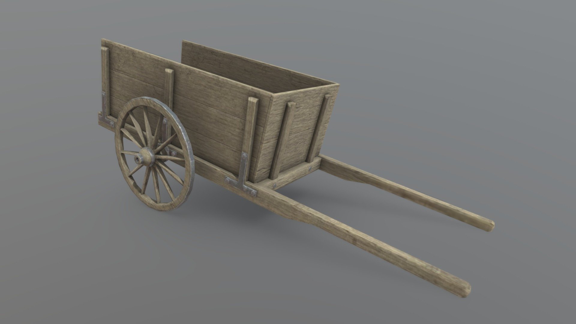 Handcart - Download Free 3D model by Kamiye_art [2448f03] - Sketchfab