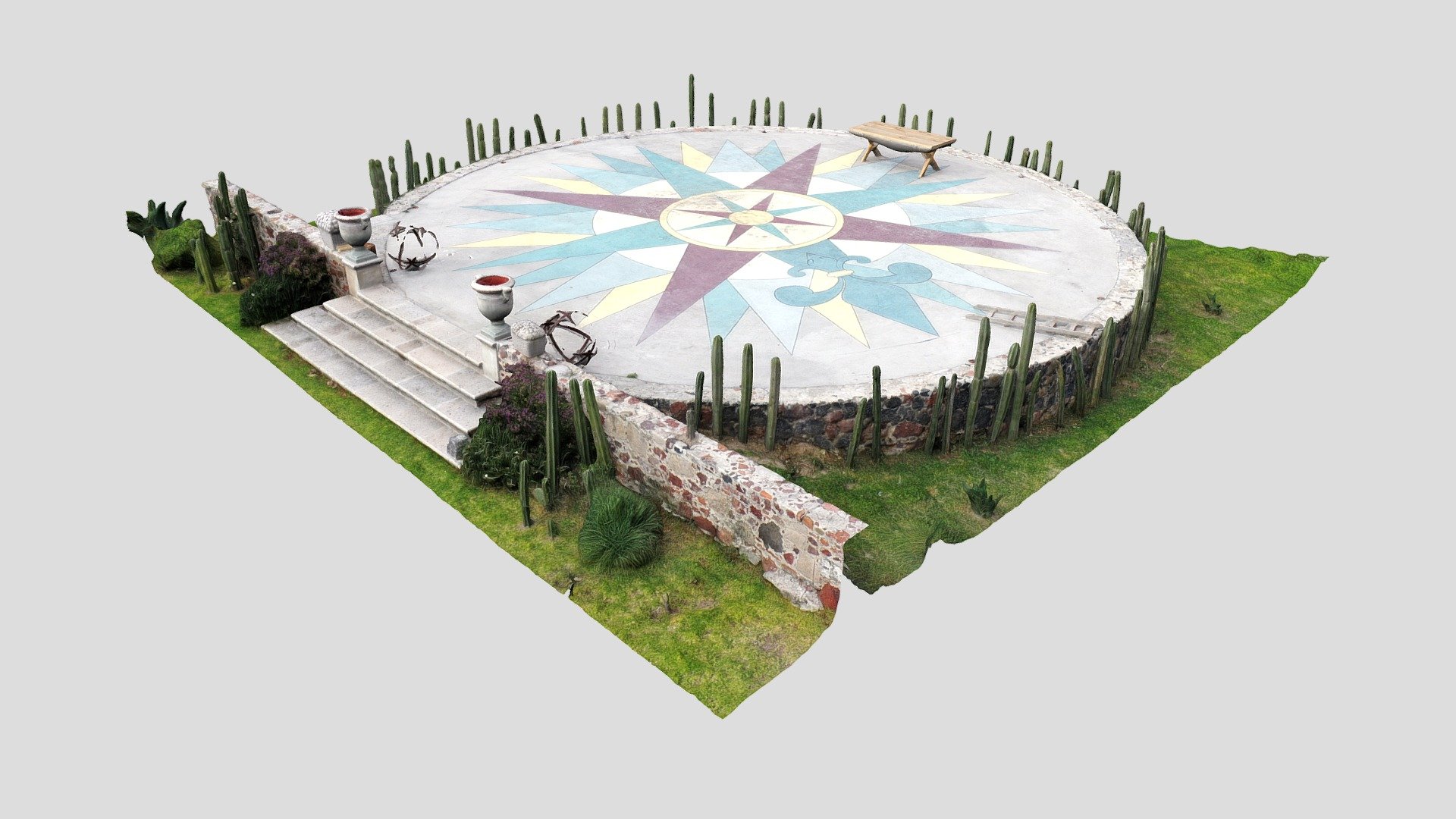 Helipuerto hacienda de Zotoluca en México - 3D model by levantamiento3 ...