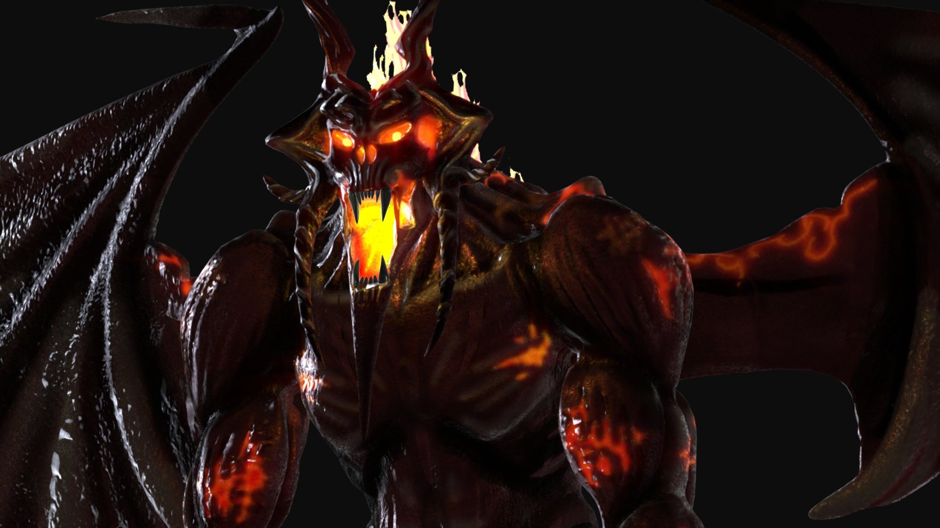 Balrog - 3D model by Daniela Oliva (@danielaoliva) [2449dce] - Sketchfab