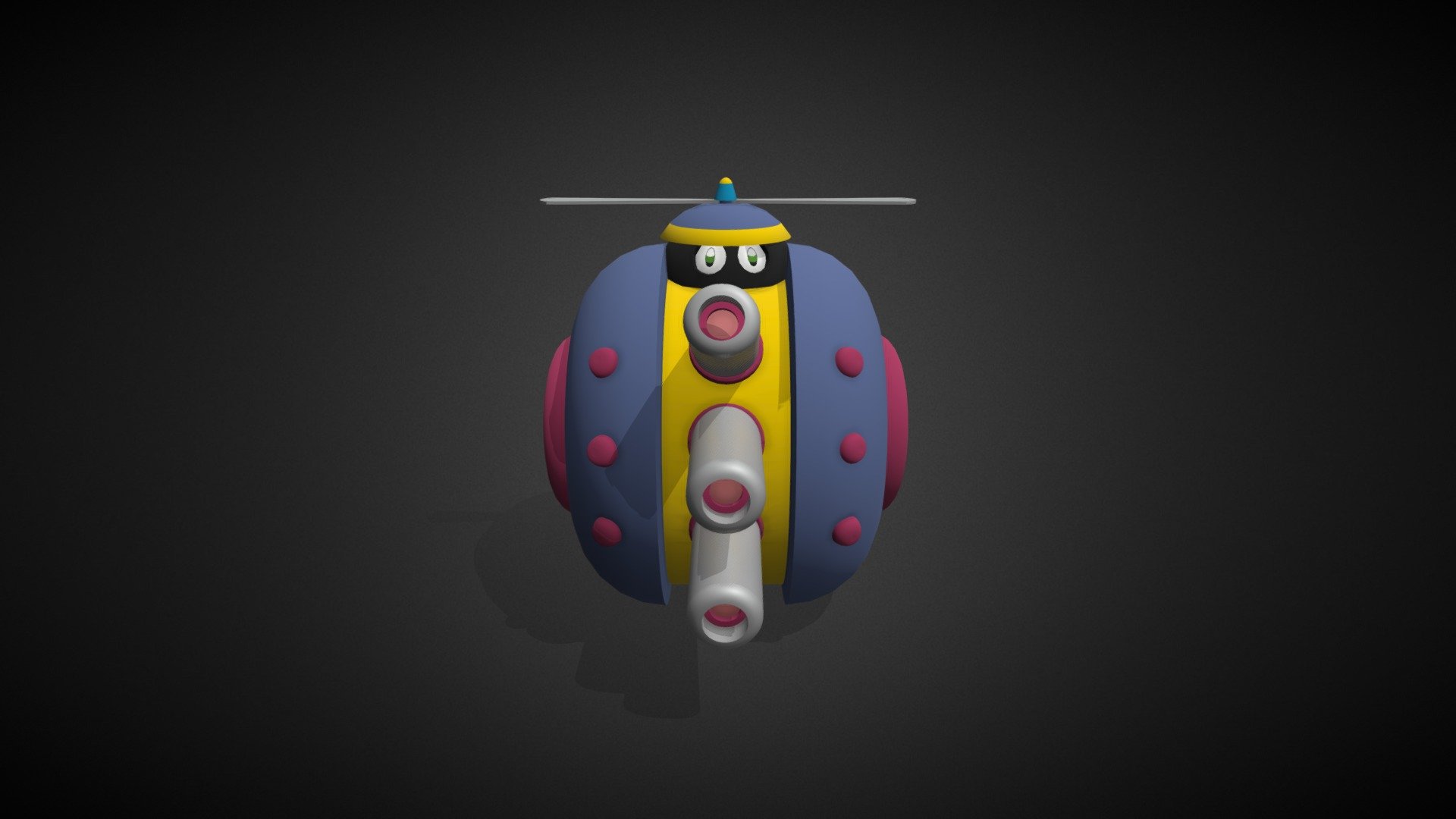 Tripropellan - 3D model by hellpatrolstudios [244b5a6] - Sketchfab