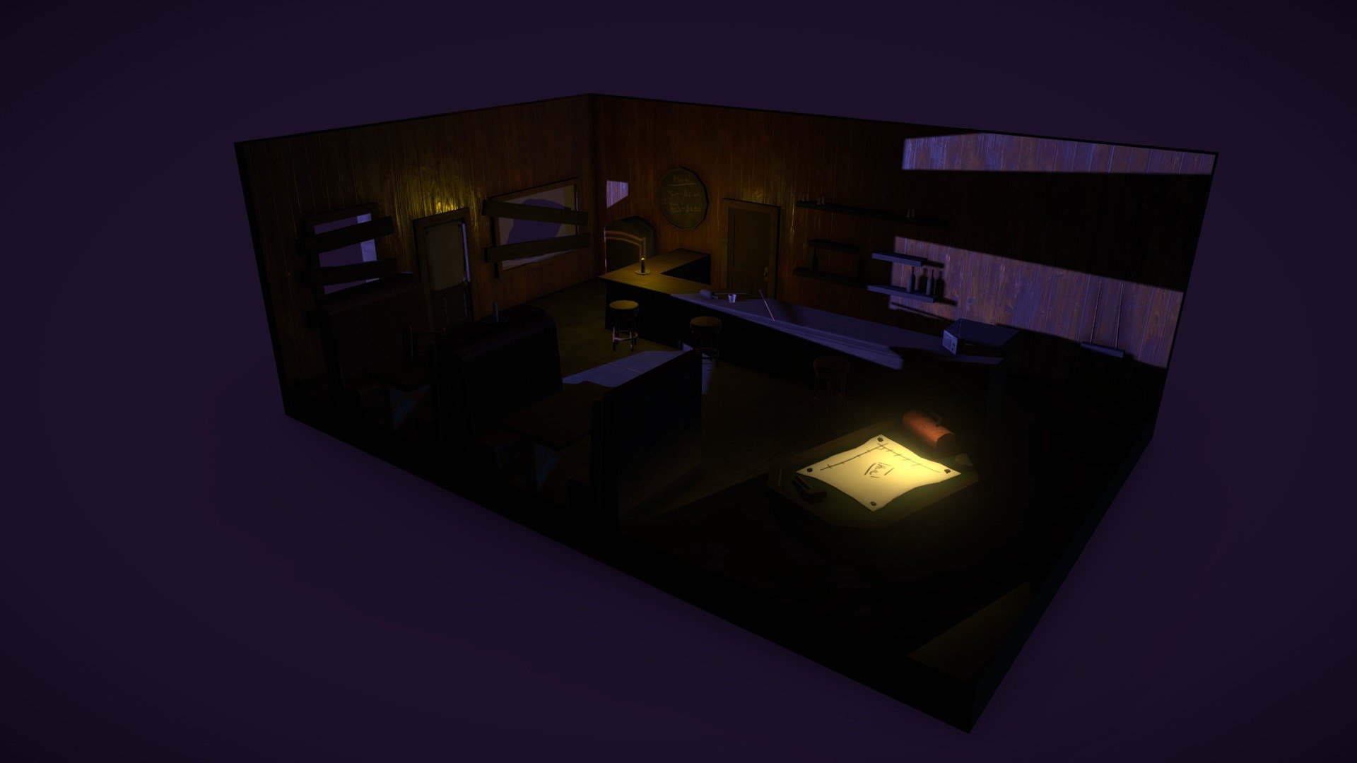Apocalypse Bar - 3D model by Geku_ (@Gamer_La_Verde) [244ba02] - Sketchfab