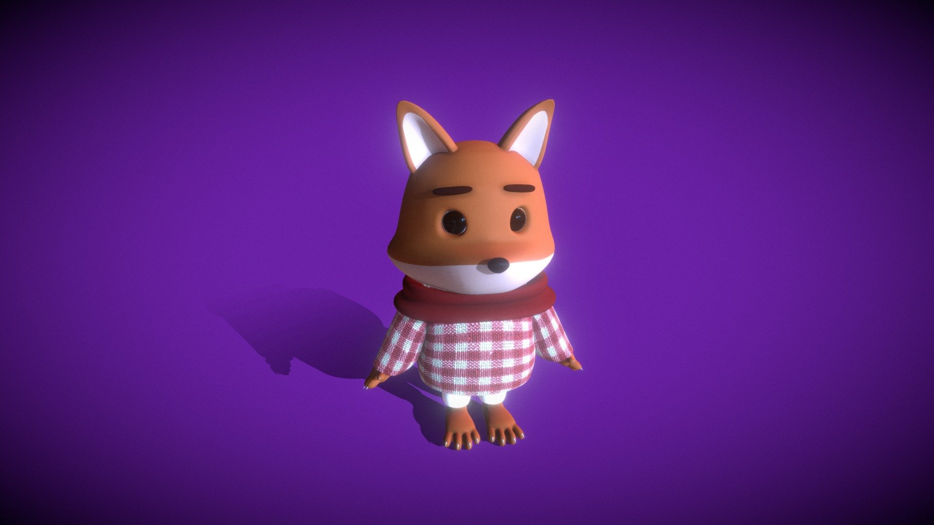 Fox - 3D model by Catchoao [244c8cb] - Sketchfab