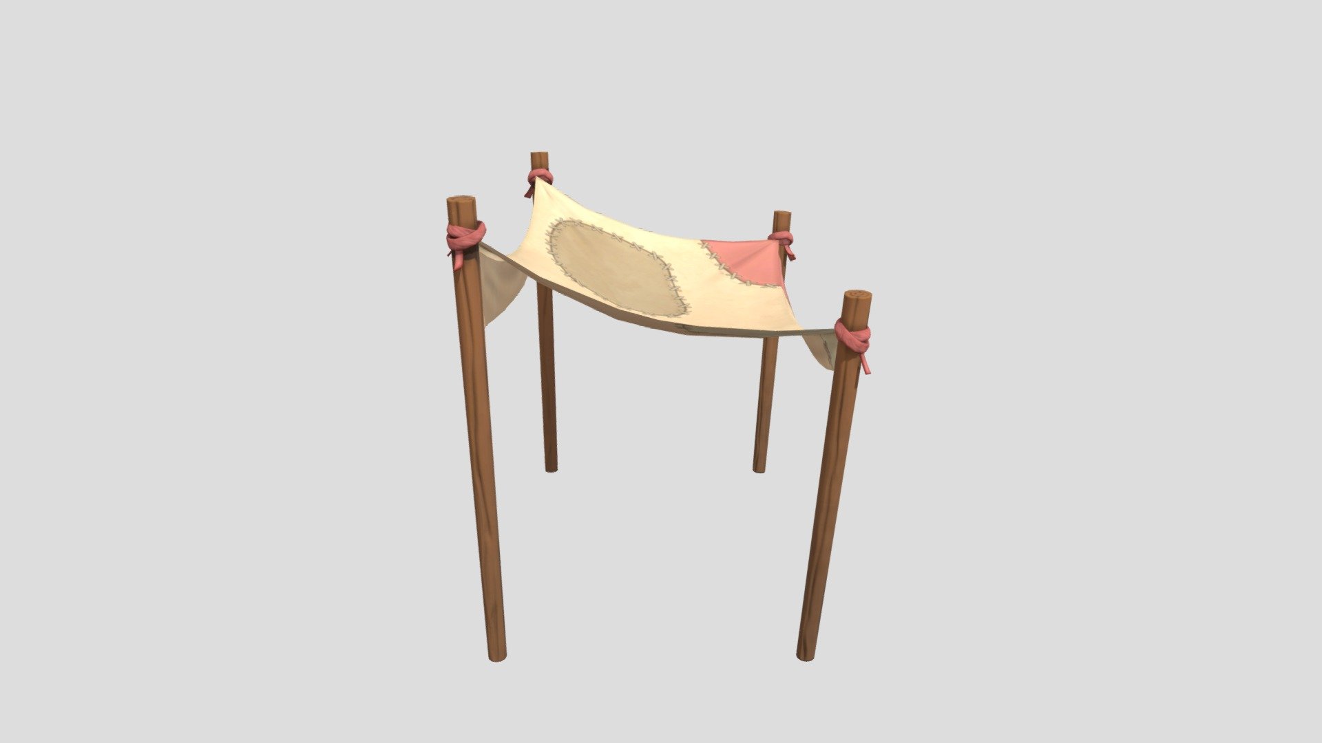 Tent 3D for Games - 3D model by odalax [244dfd8] - Sketchfab