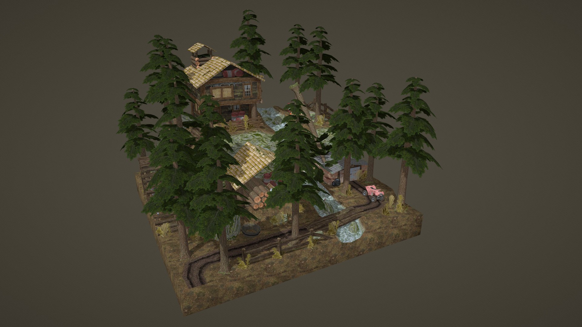 The Calm Woods - 3D model by Lahiru Van Parys (@LahiruVIP) [244e3c7 ...