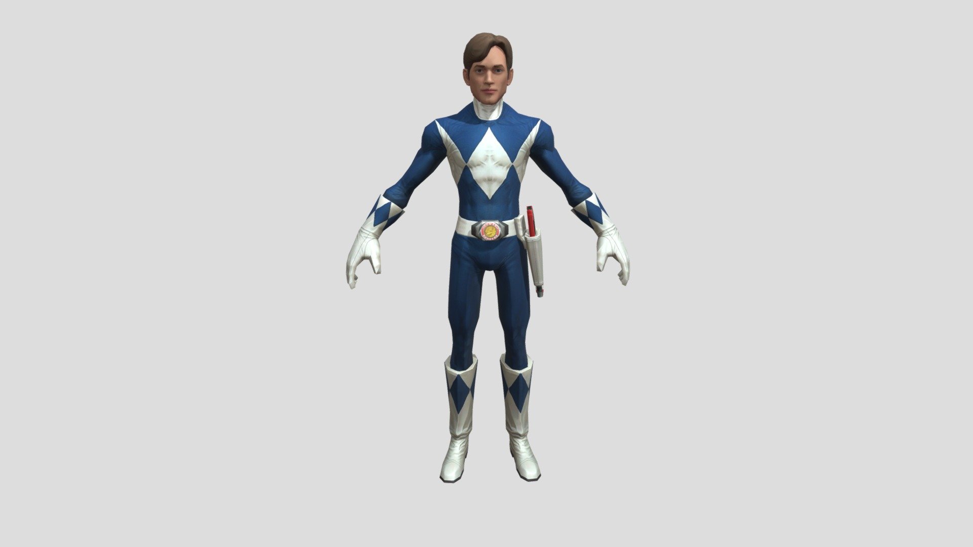 Billy Blue Ranger - Power Rangers - Download Free 3D model by grantb833 ...