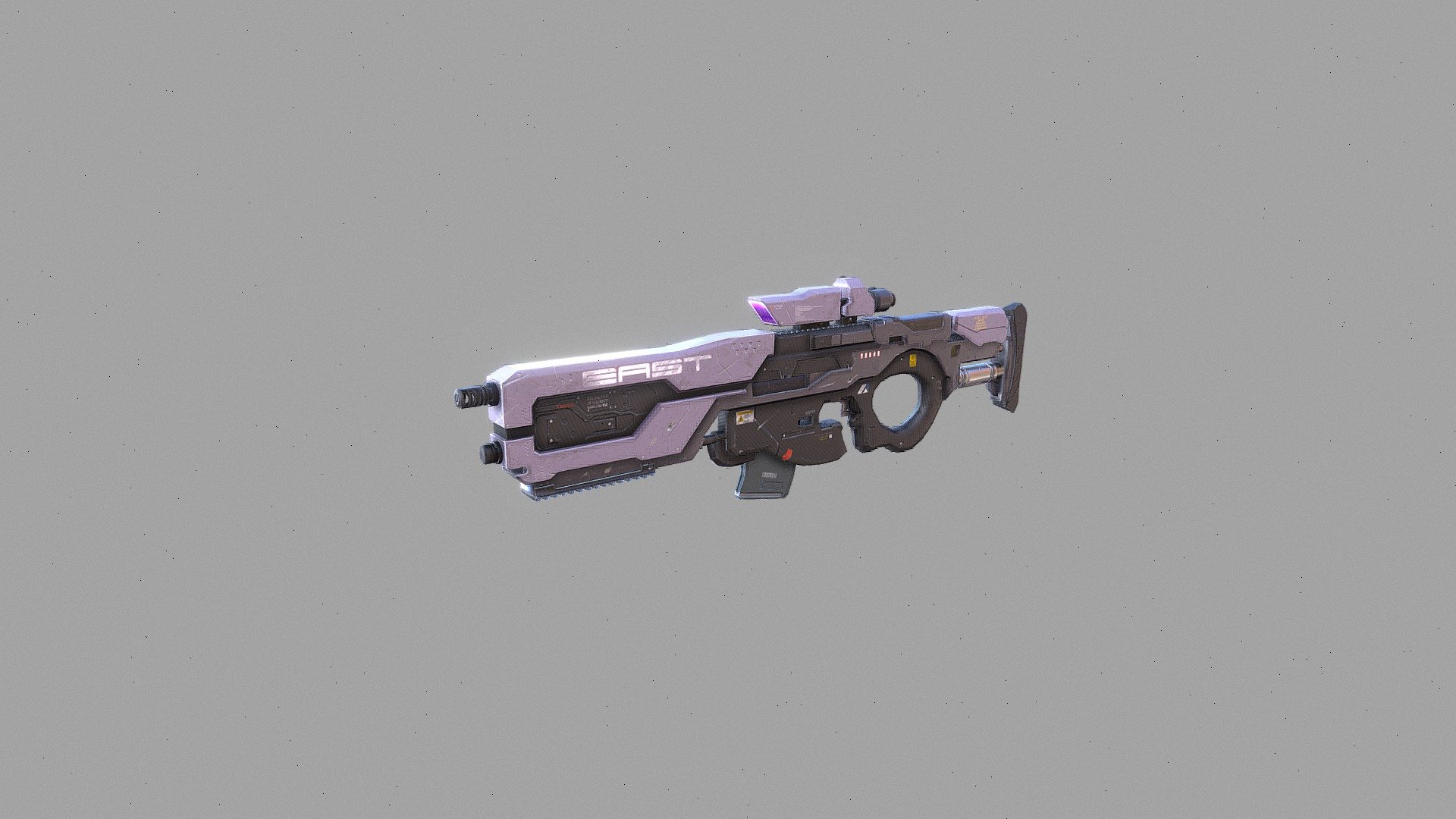 Assault rifle - 3D model by GreasyDL [2452ca9] - Sketchfab