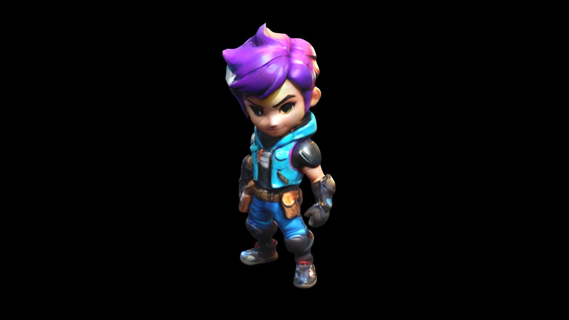 [Answer] Bright and colorful cartoon character w - Download Free 3D ...