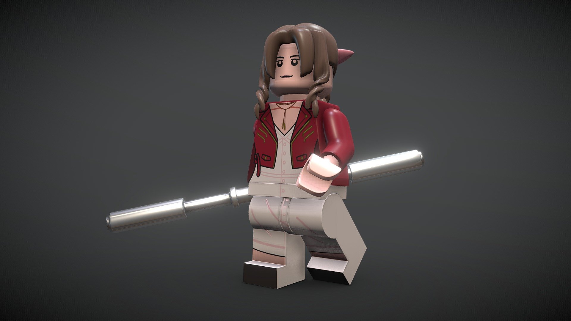 Aerith LEGO Mini Fig - Download Free 3D model by Ethan Savage (@Ethan ...