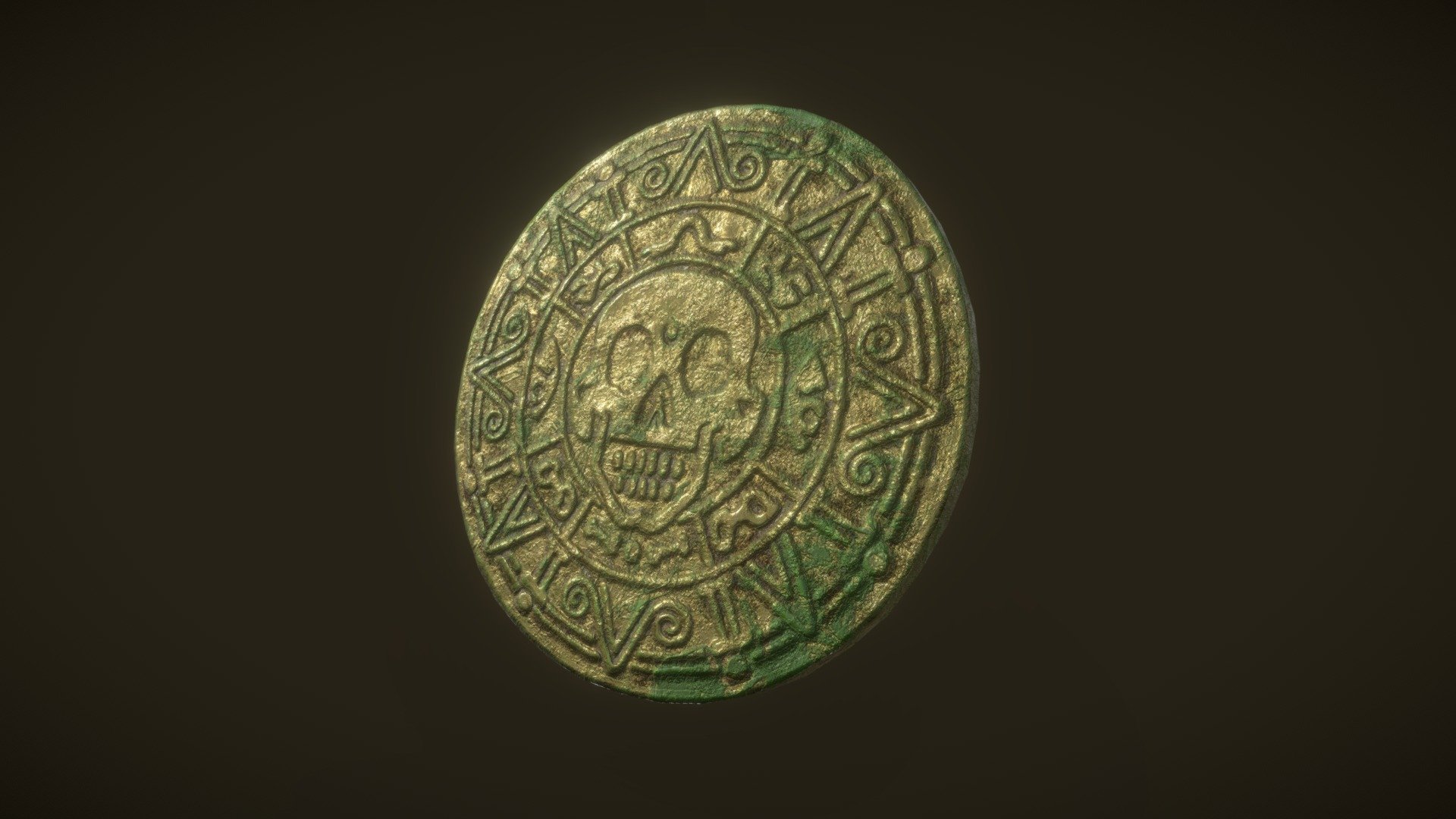Pirate Coin - 3D model by Jes (@jesvd) [2454dd2] - Sketchfab
