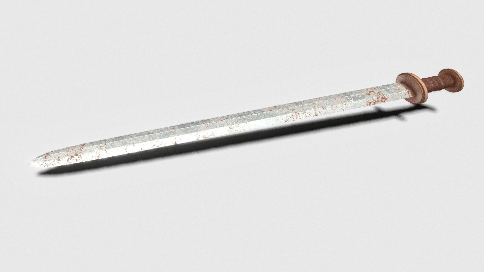 Anglo Saxon Sword - Download Free 3D model by Elliott_Lowes [2454eb8 ...