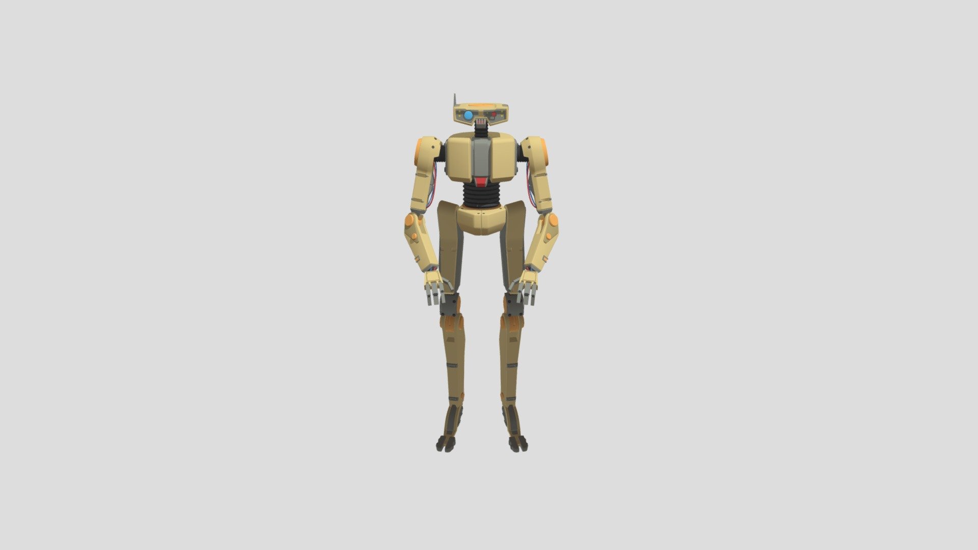 Robot - Download Free 3D model by ilprostio [24564a9] - Sketchfab