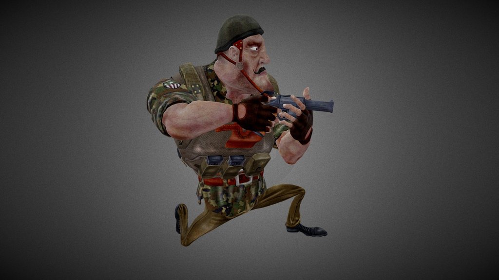 Shooting Pose Kneeling Pistol Final - 3D model by BeyondMotion [2458146 ...