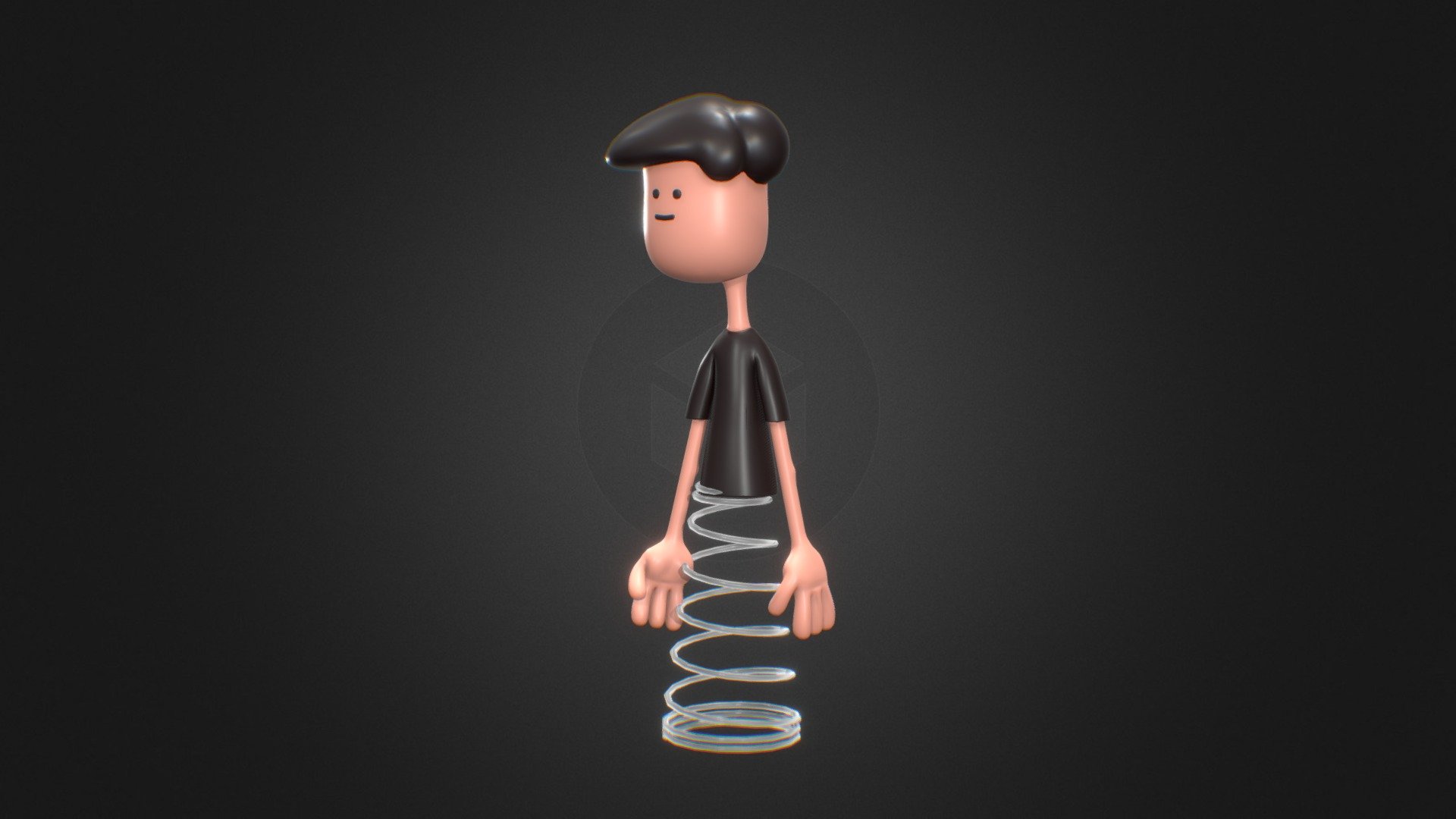 Springy: The Bouncy Spring Character - 3D model by MRH1798 [245829a ...