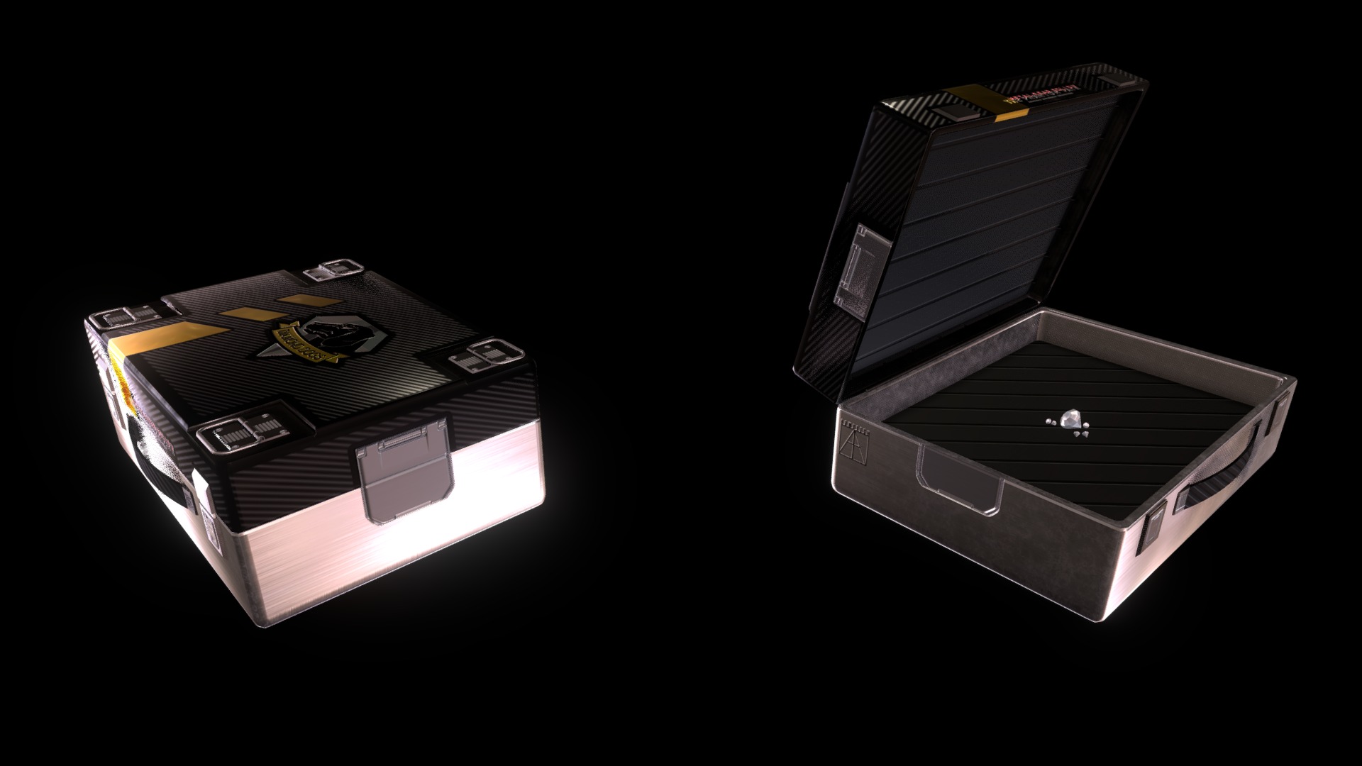 Metal Gear Solid V: TPP Briefcase Diamond Dogs - 3D model by Canary ...