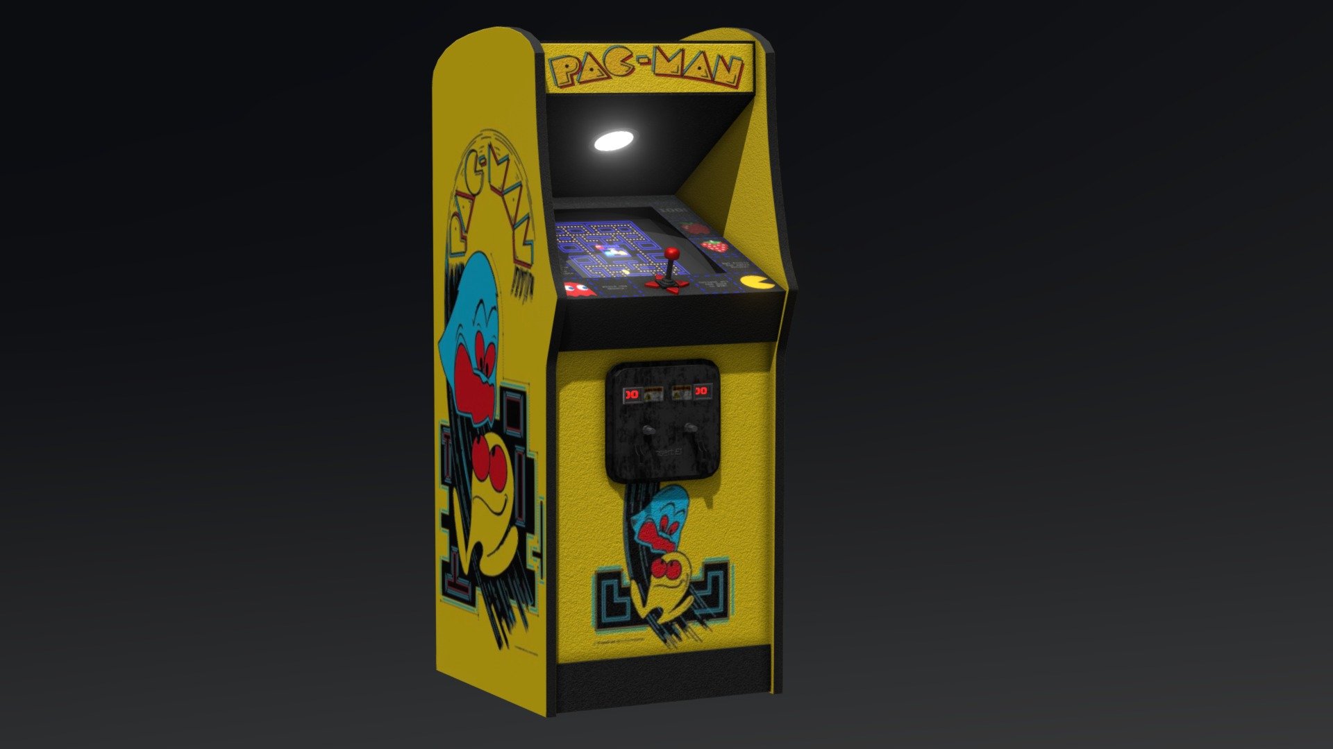 PacMan Arcade Machine - Download Free 3D model by Malakai Gregory ...