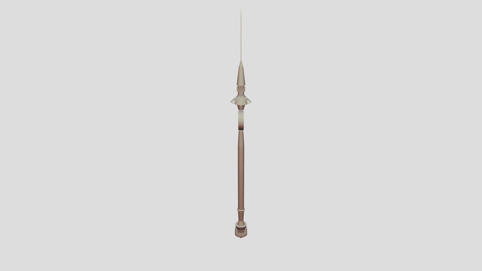 Lowpoly steampunk spear model - 3D model by Allen556 (@macius1403 ...