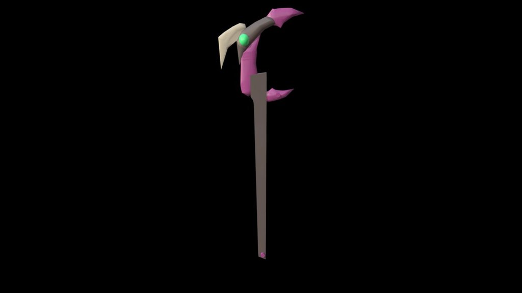 Mage Staff - 3D model by José Moreno Rojas (@jomorogames) [245f559 ...