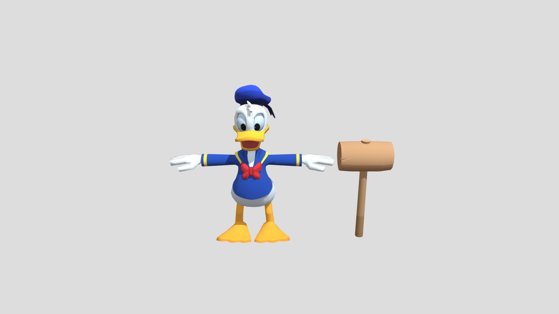 Donald duck - Download Free 3D model by Fannys (@pereiraandrei88 ...