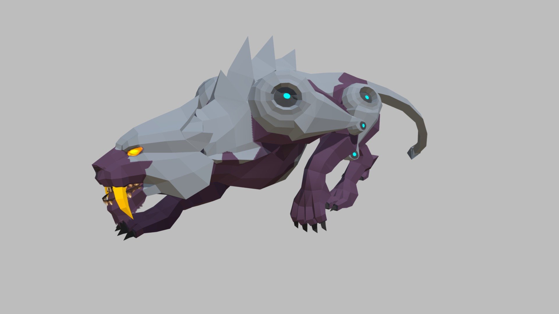 Wolf Monster - 3D model by josluat91 [24604dd] - Sketchfab
