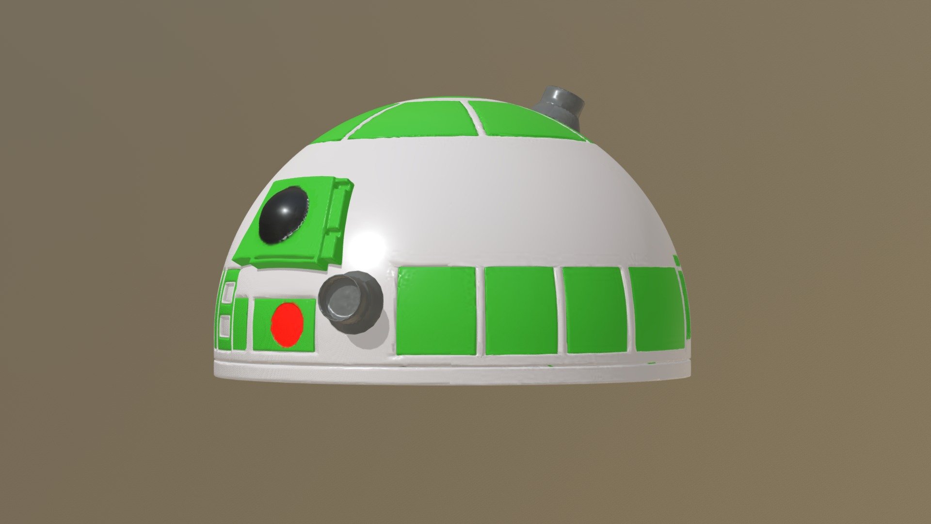 Astromech Head [WIP] (v1) - 3D model by Mazrynth [2460a00] - Sketchfab