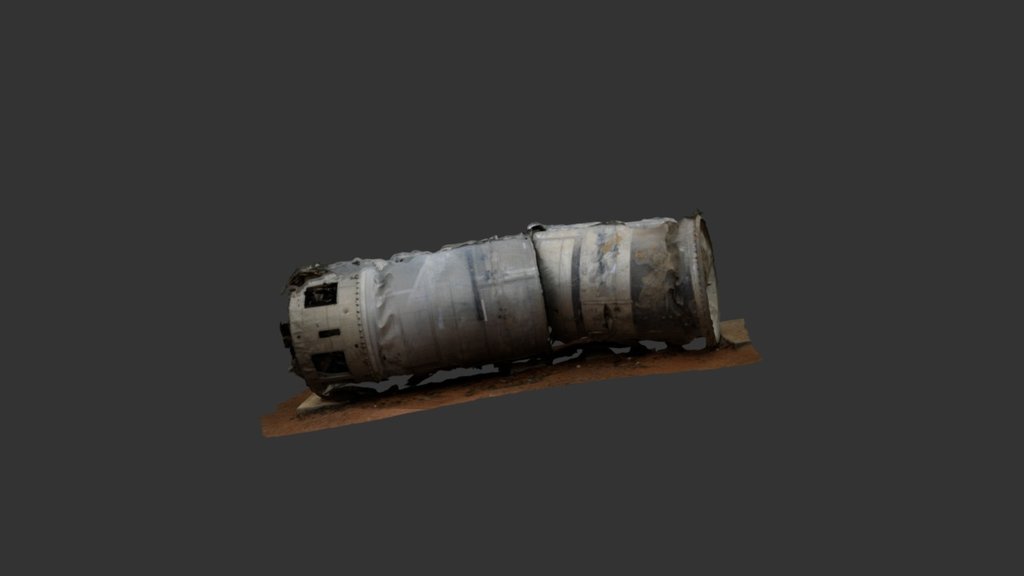 Crashed Rocket - 3D model by Twiz [2462a91] - Sketchfab