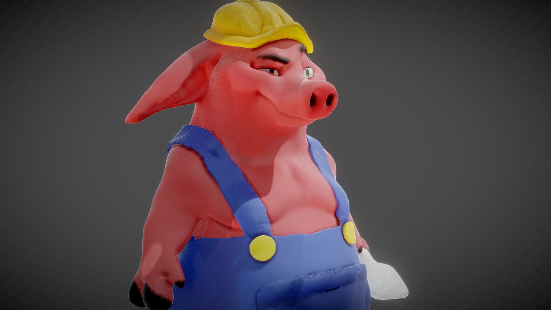 Big brother pig (CLOTHED) - Download Free 3D model by Rochaku [24643b5 ...