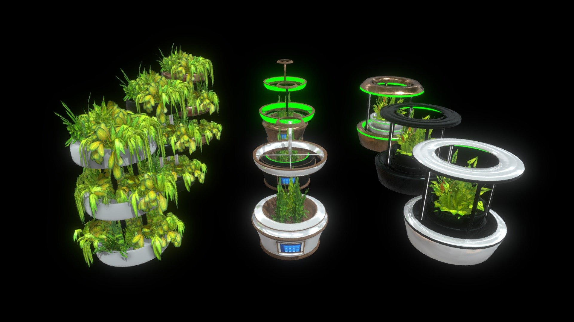 Desktop Hydroponics AI Concepts - Download Free 3D model by m3org ...