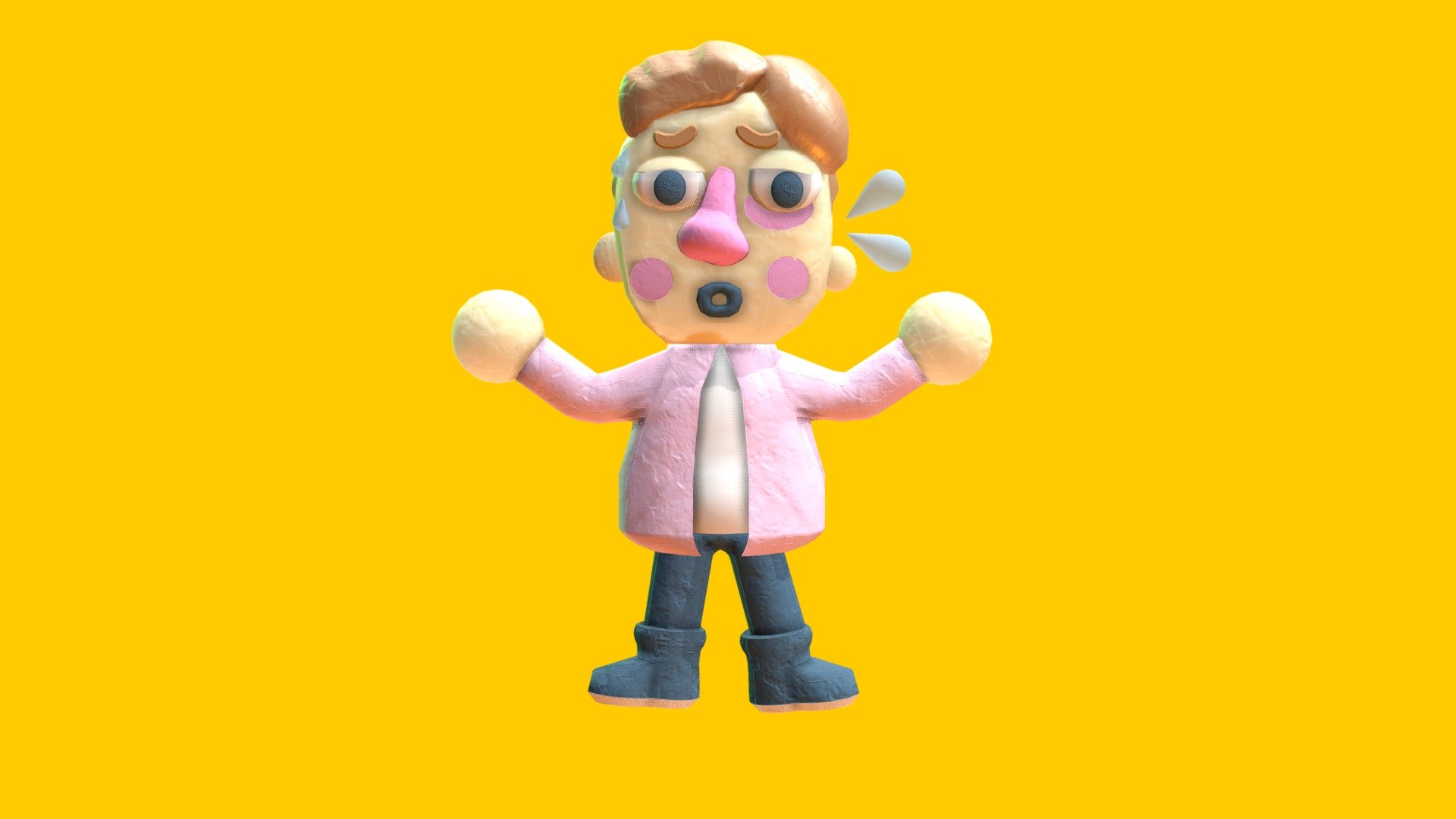 Knuckle Sandwich Protagonist - 3D model by Christopher Brough ...