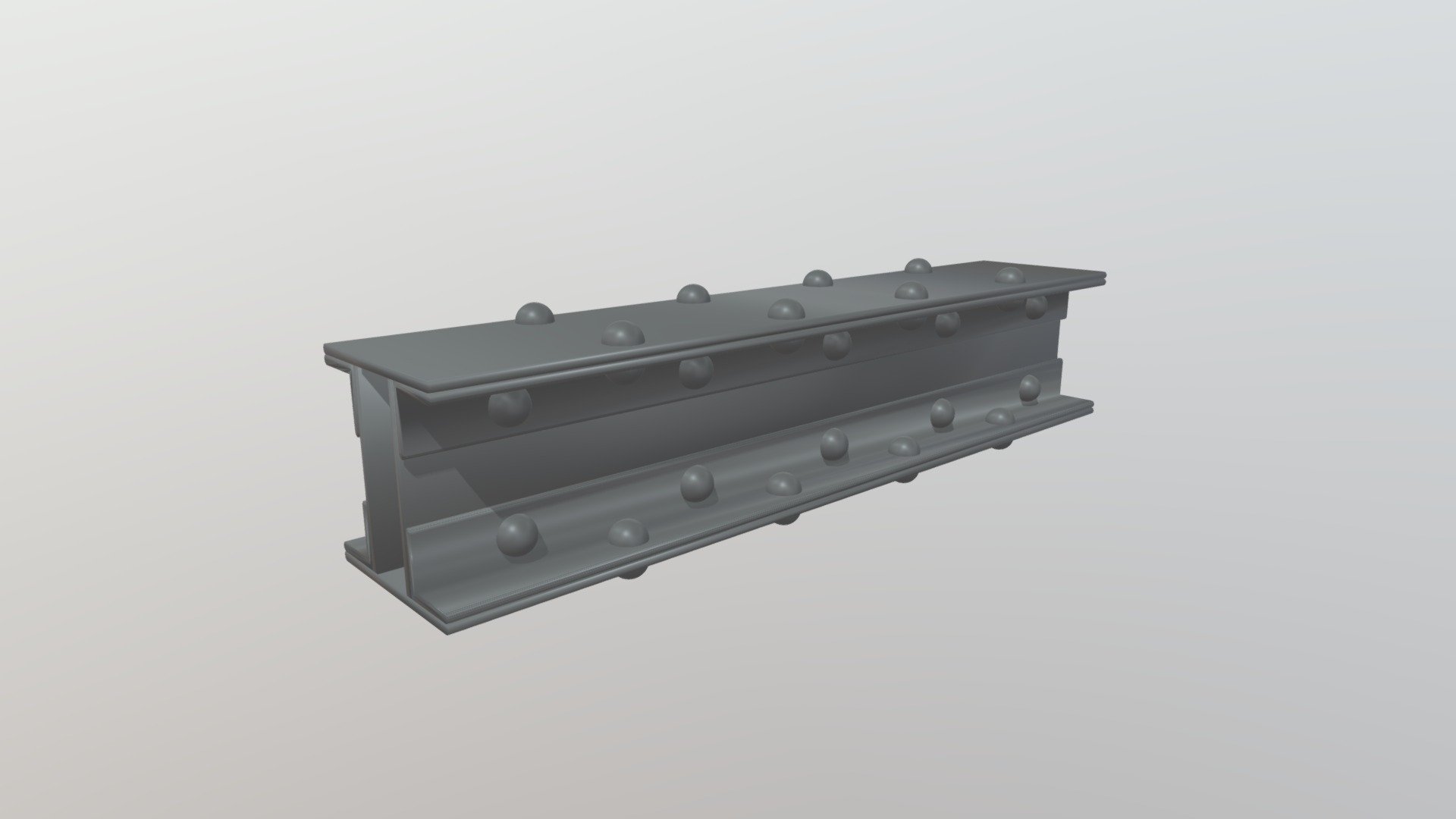 Riveted Box Beam by Feather Beams - 3D model by featherbeams [246694c] - Sketchfab