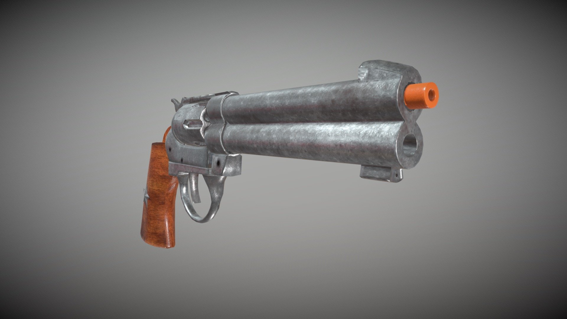 Gun Model - 3D model by AngelMVallarta [24681fd] - Sketchfab