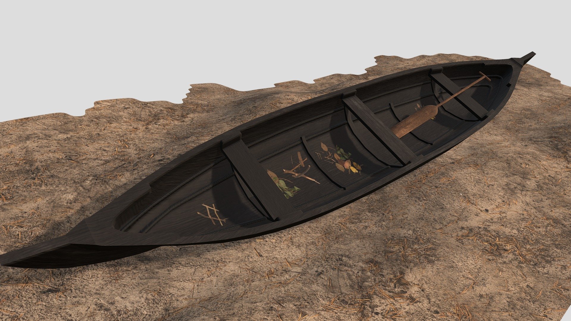 River Boat - 3D model by clementthomas [24694db] - Sketchfab