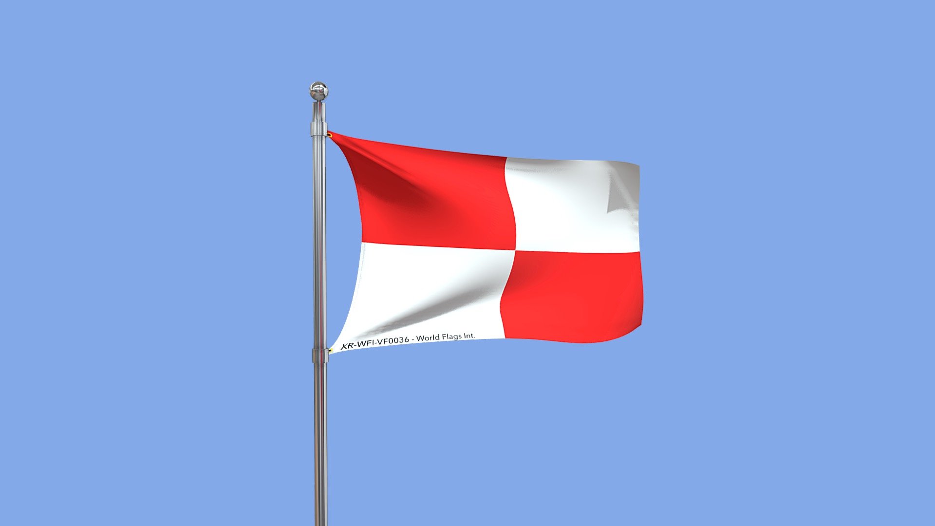 Flag Marine Code Uniform WFI-vf0036 - 3D model by World Flags ...