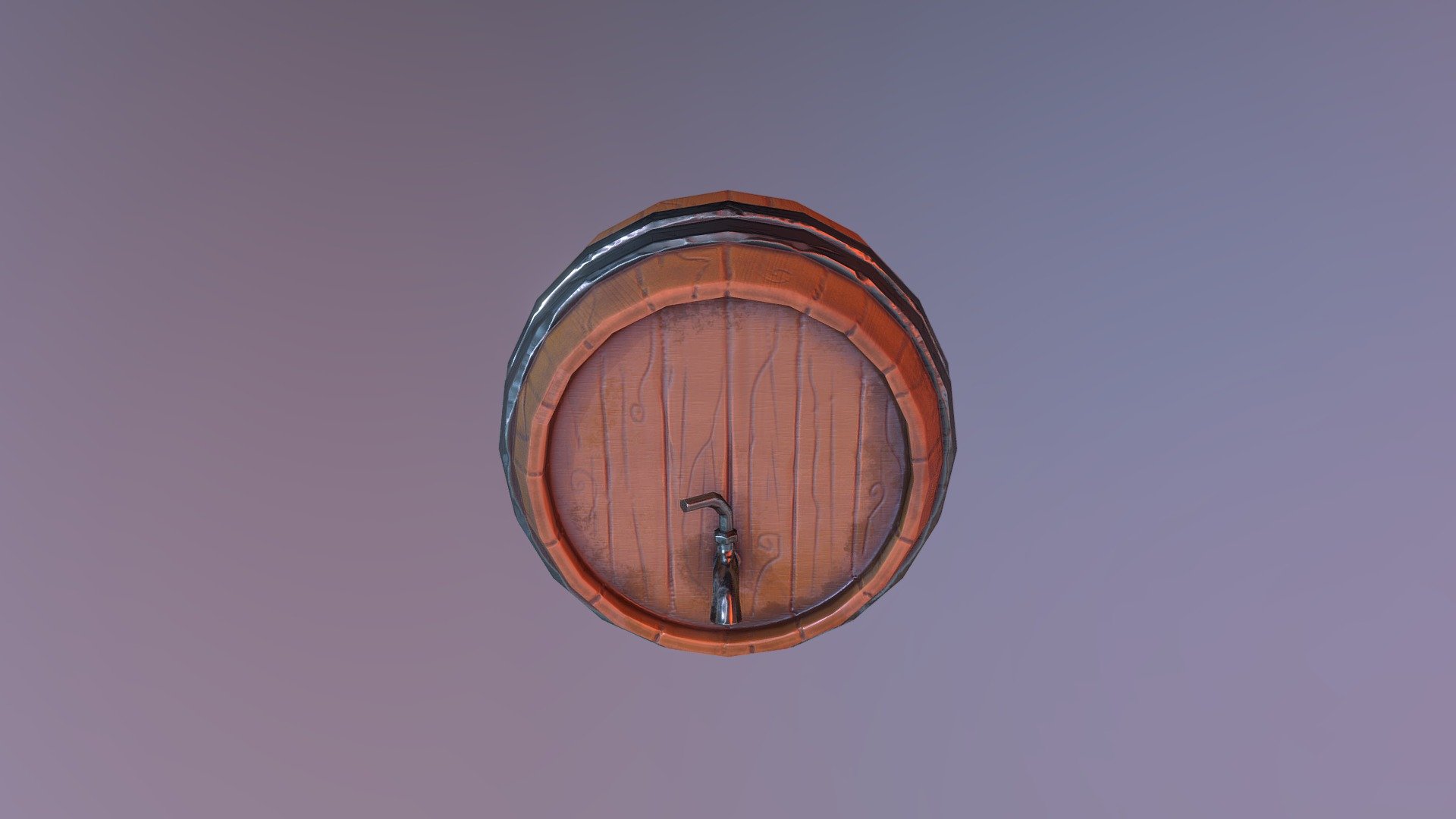 Stylized Barrel - Download Free 3D model by William Chang (@williamch15 ...