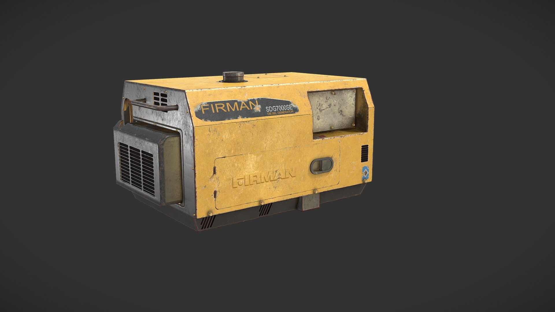Firman Diesel Generator - 3D model by ubbe [246afc7] - Sketchfab