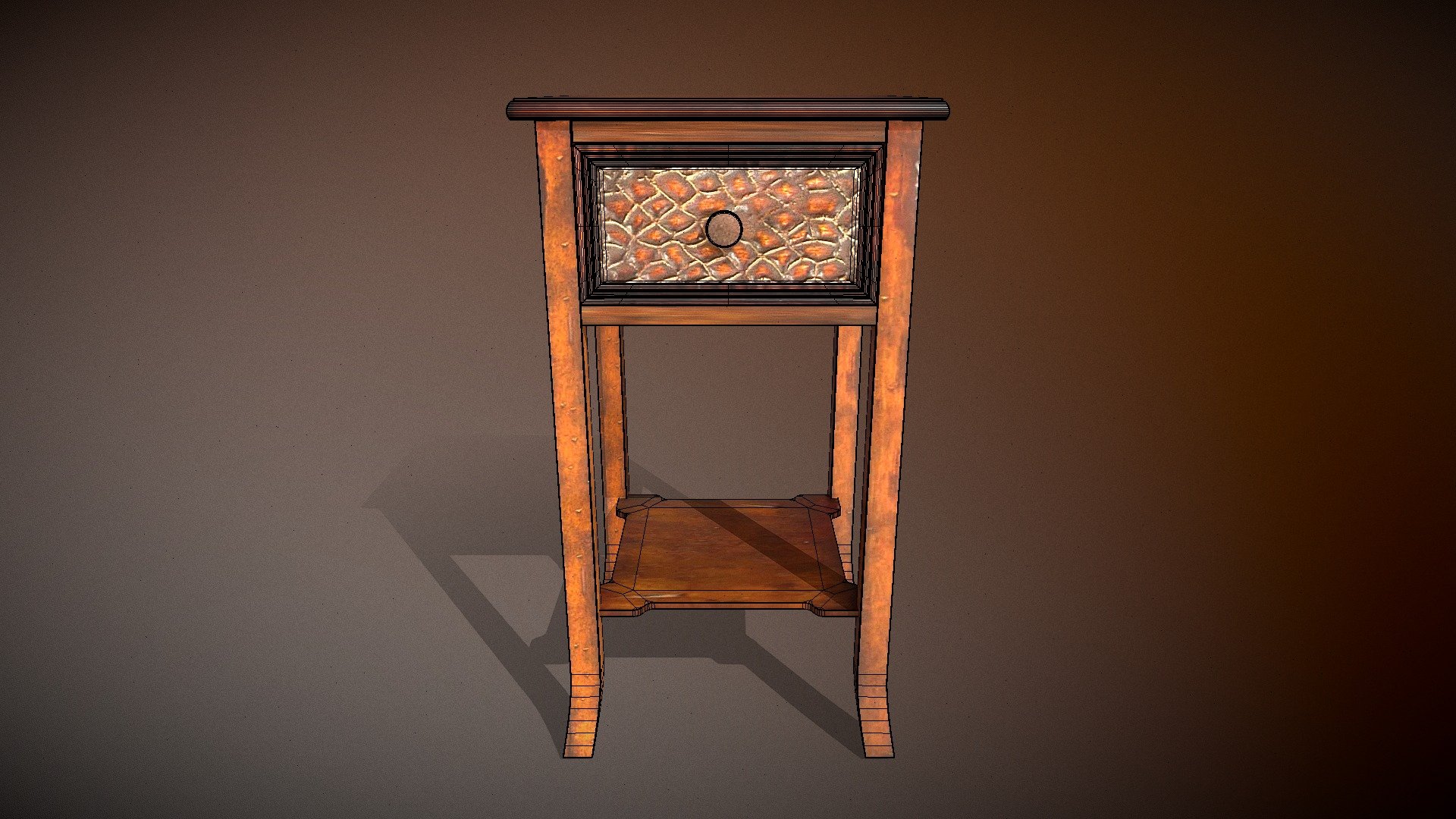 Ernest End Table With Storage - 3D model by 3d Eye Catcher (@3d-eye ...