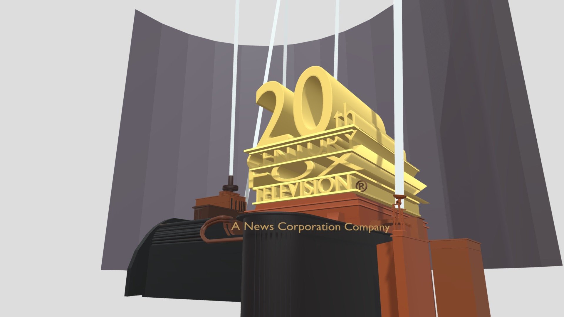 20th Century Fox Television Logo 1995 V2 - Download Free 3D model by ...