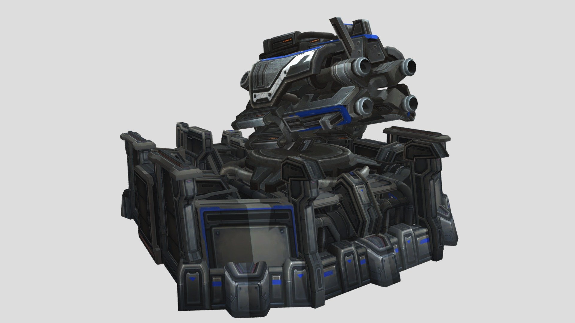 Gun Tower - Starcraft 2 - Download Free 3D model by Catholomew [246c1b4 ...