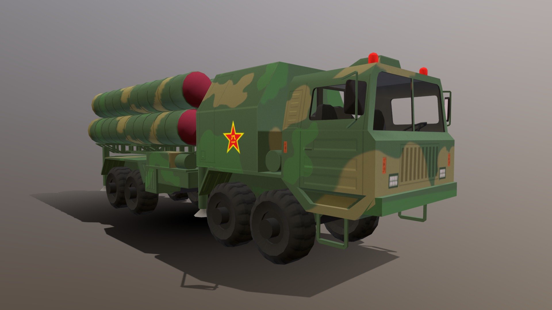 Chinese HQ-9 - Download Free 3D model by 42manako [246c635] - Sketchfab