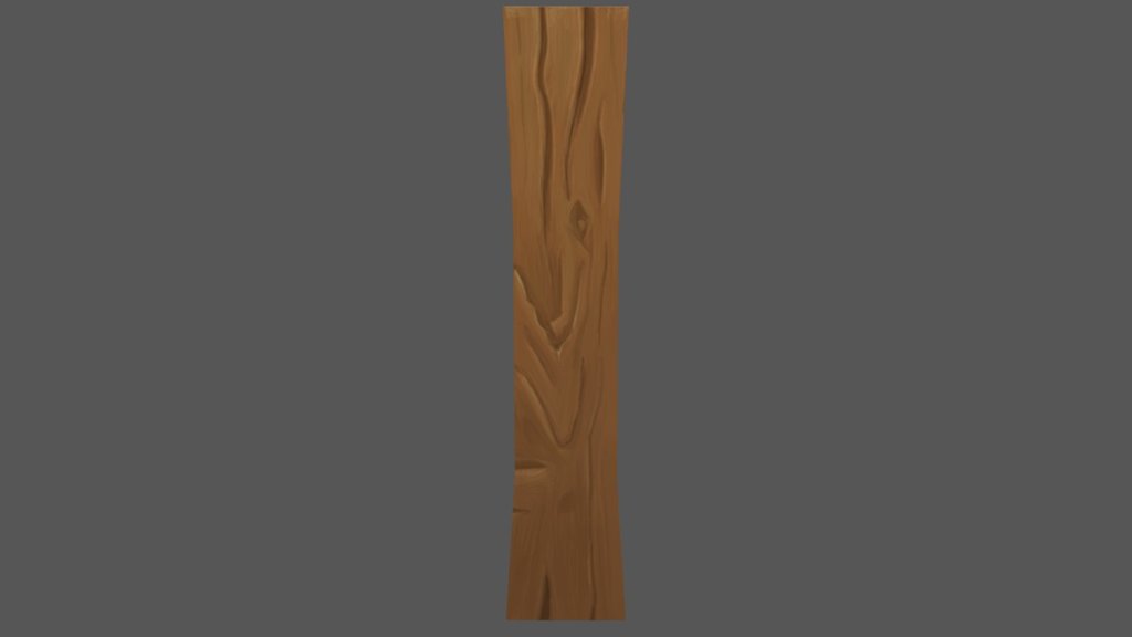 Low poly wood plank - 3D model by holyneko972 [246cf9f] - Sketchfab