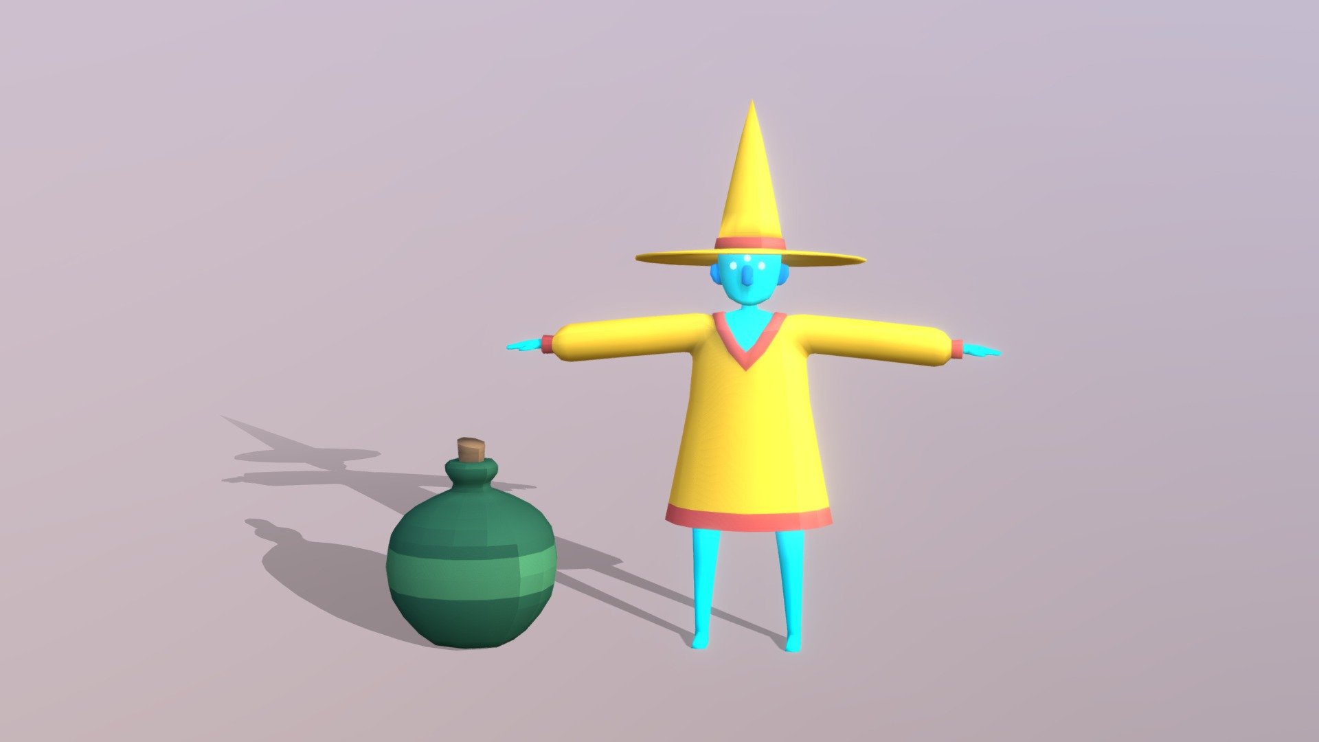 Pot Mage - 3D model by MegatreeGames [246d131] - Sketchfab
