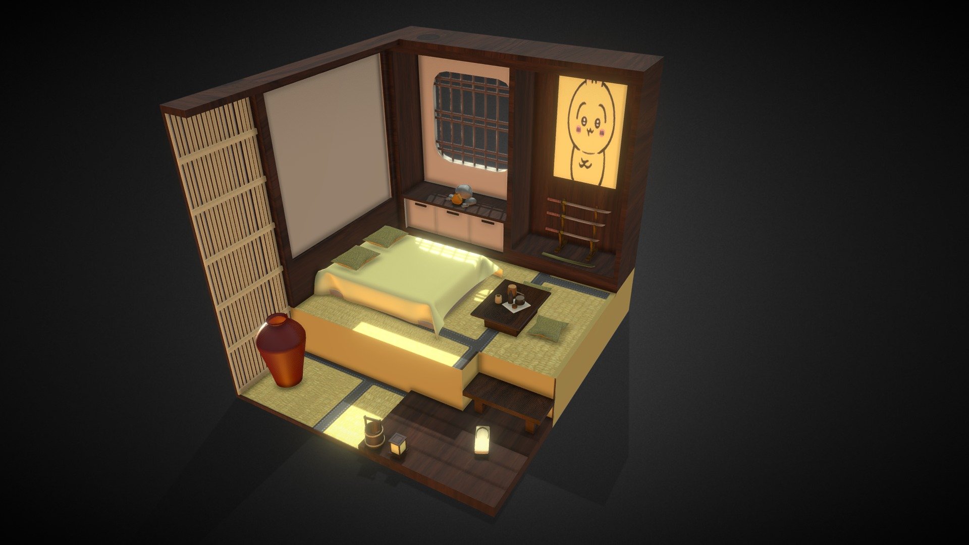 JP ROOM - 3D model by eeejh0505 [246dd70] - Sketchfab