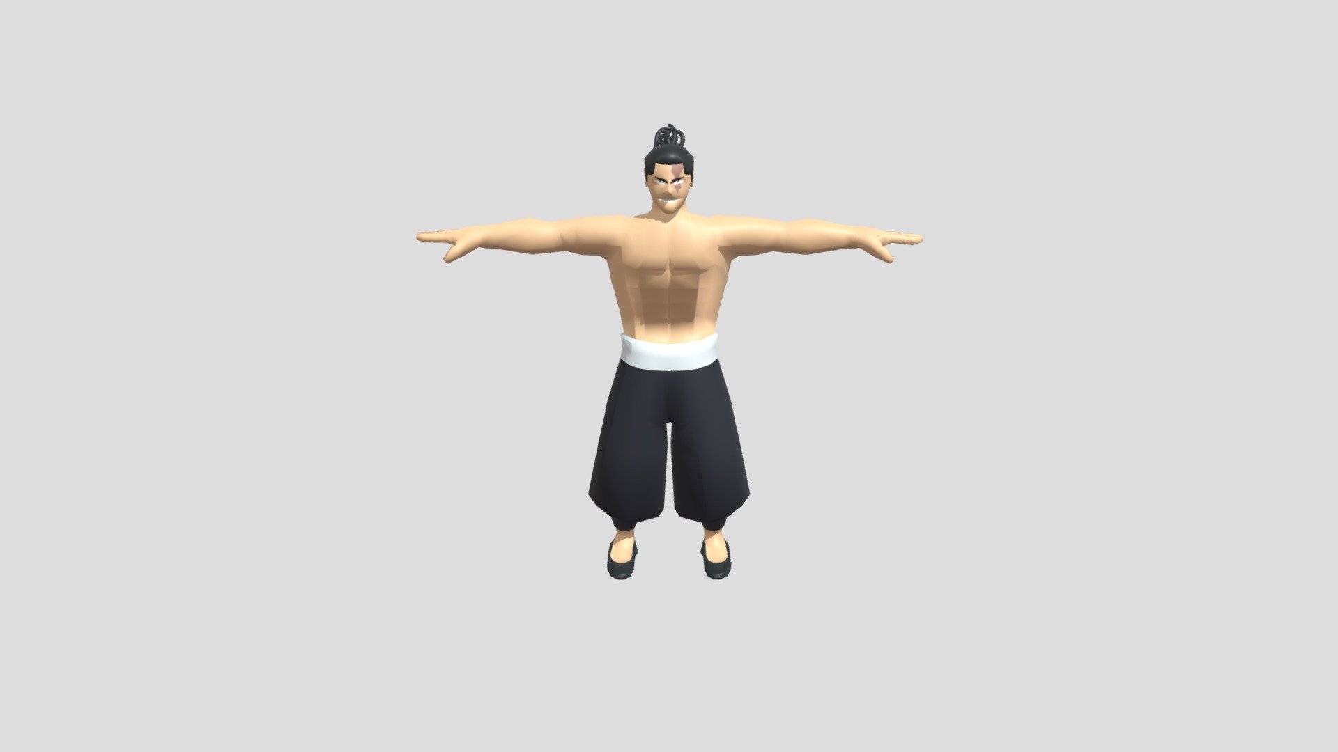 Aoi Todo (rigged, low poly) - Download Free 3D model by SDOAJ [246fcfc] - Sketchfab