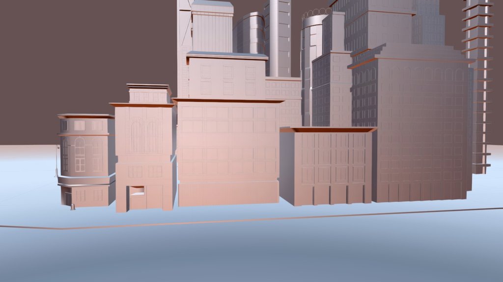 Town - 3D model by rakeshpoojari82 [2471537] - Sketchfab