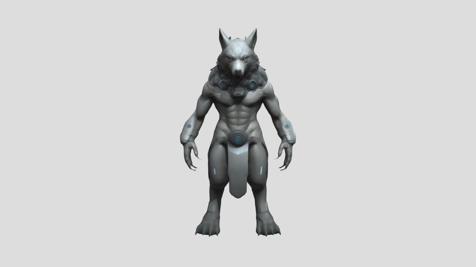 humanoid wolf - Download Free 3D model by kovaeru [24749c6] - Sketchfab