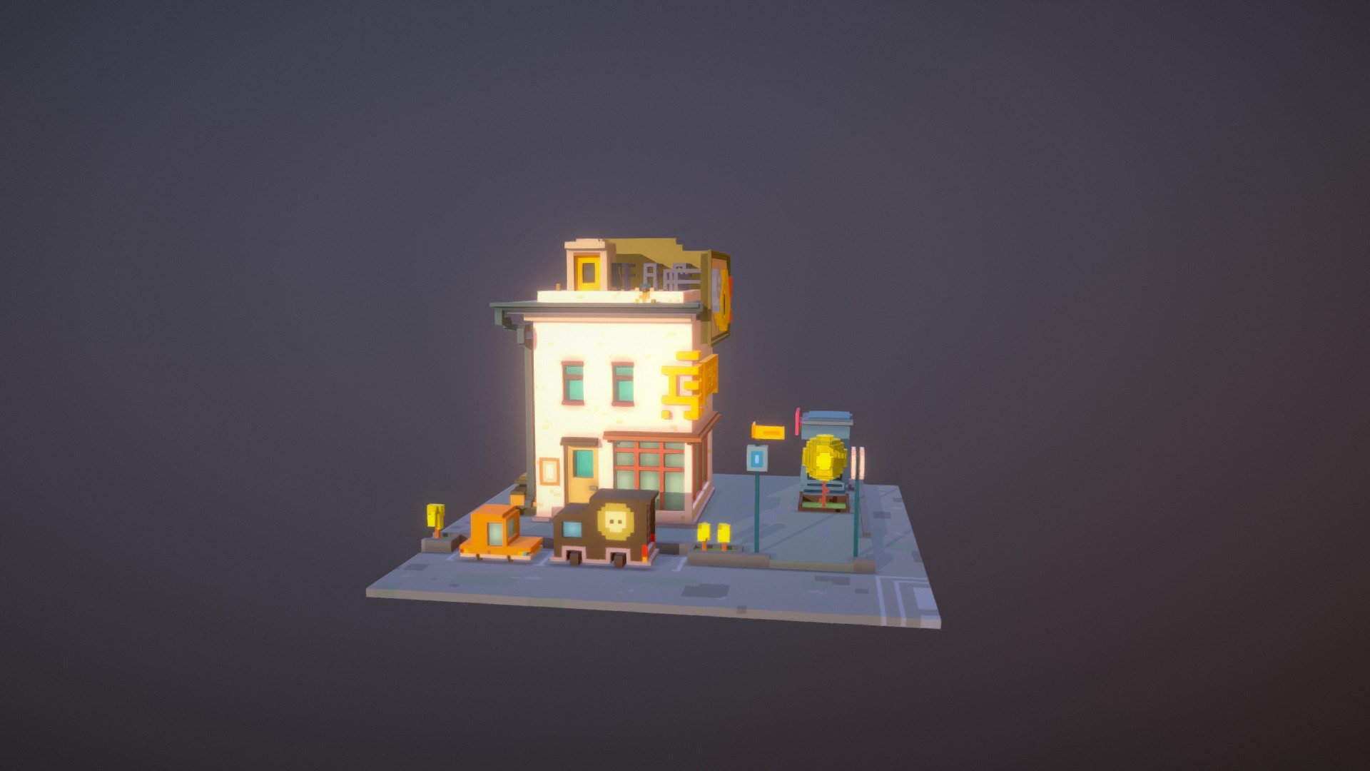 Little fish shop - 3D model by VITALYTOK [24770ab] - Sketchfab