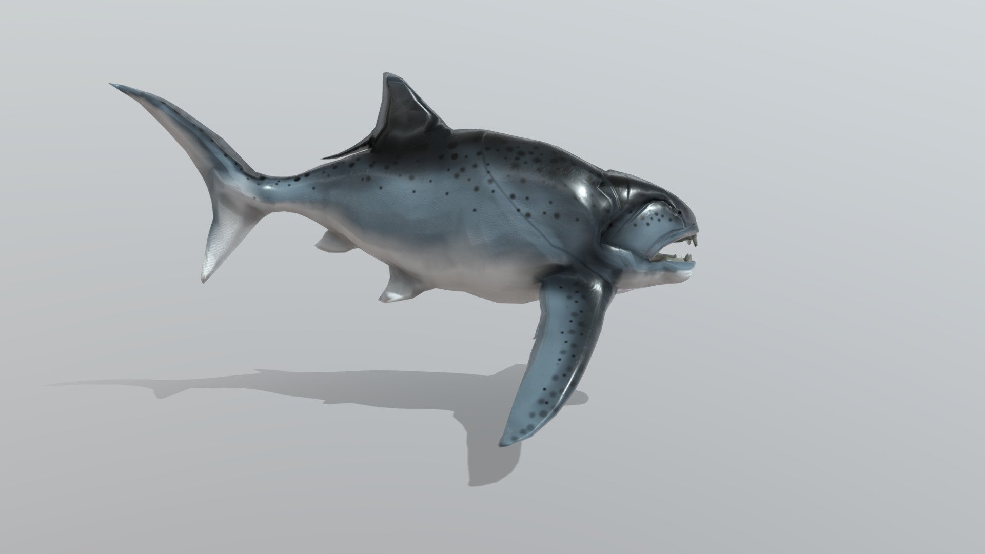 Chunky Dunkleosteus - 3D model by Paleobiome [2477a77] - Sketchfab