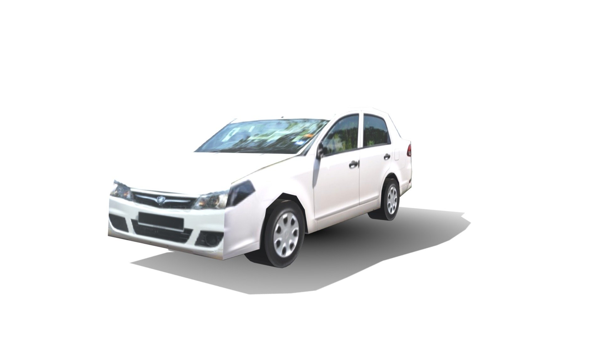 2011 Proton Saga FLX Low poly - 3D model by Schafter [24780ee] - Sketchfab