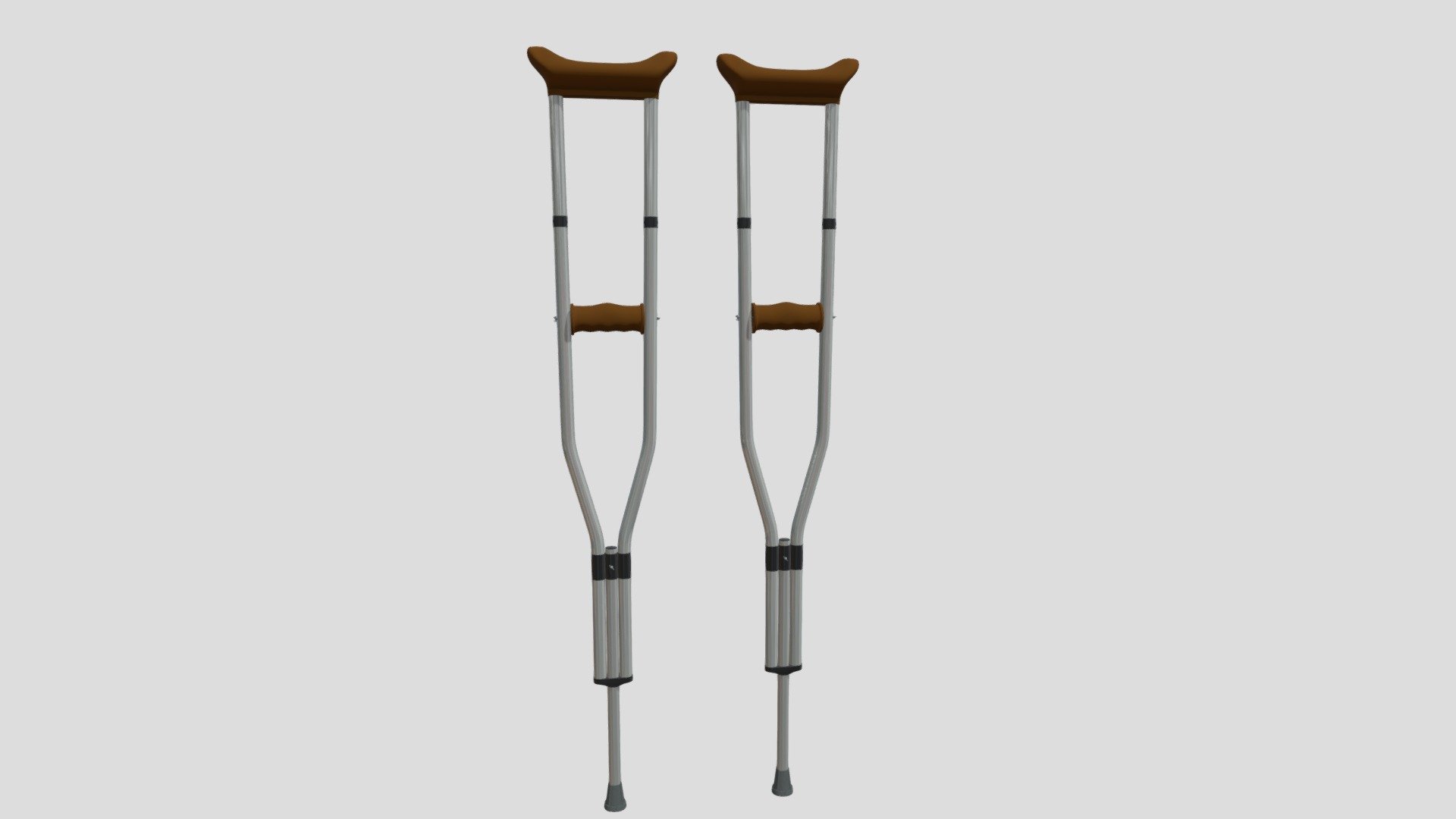 Aluminium Crutches - Buy Royalty Free 3D model by trish.j2109 [2478a17] - Sketchfab Store