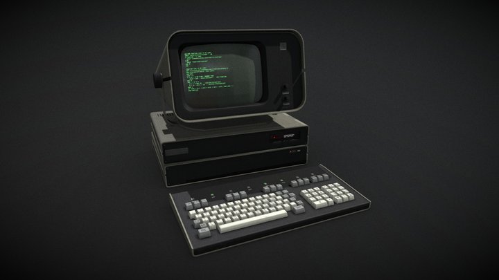 Old-computer 3D models - Sketchfab